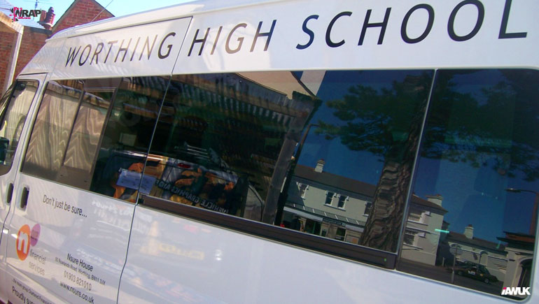 School Mini Bus Graphics, School Bus Signwriting, School Bus Stickers ...